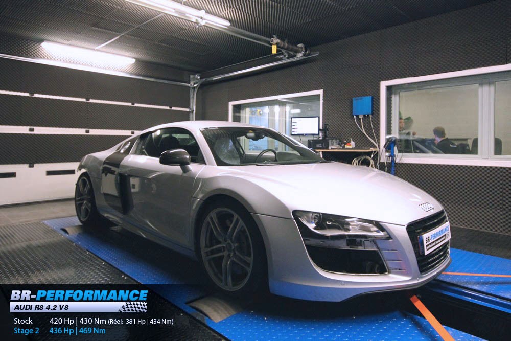 AUDI R8 4.2 V8 (Stage 2) - Reprogrammation moteur Supercar - BR ...