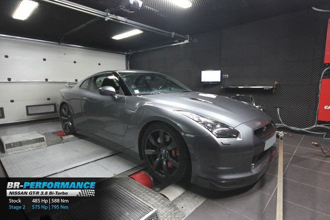Nissan GTR 3.8i stage 2 - BR-Performance Paris - Reprogrammation moteur ...
